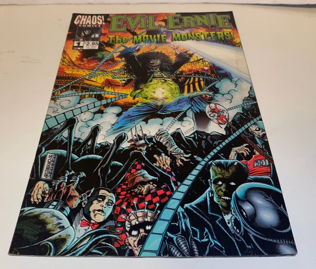 CHAOS COMICS EVIL Ernie vs. the Movie Monsters #1 mars 1997 EUR 4,41 ...