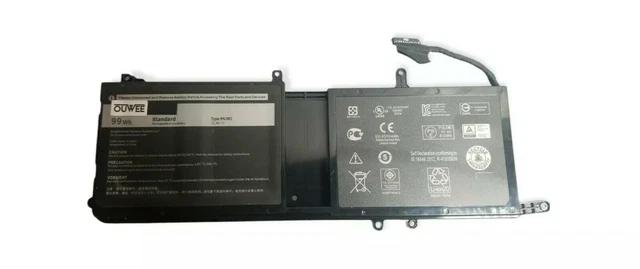 9NJM1 LAPTOP BATTERY For DELL Alienware 15 R3 17 R4 MG2YH 01D82 99Wh ...