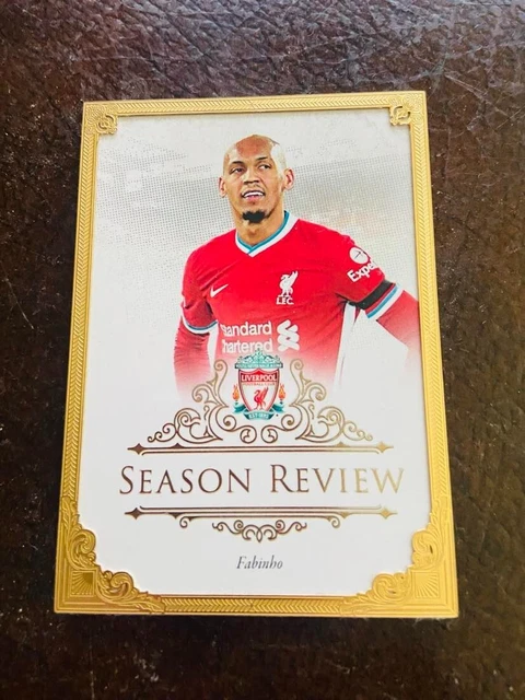 2020-21 FUTERA LIVERPOOL FC Season Review Fabinho véritable 1/1 cadre ...