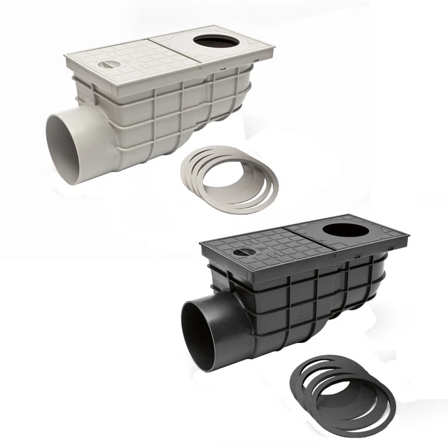 GUTTER DRAIN RAIN sink box rain pipe drain floor drain Ø110 mm strainer ...