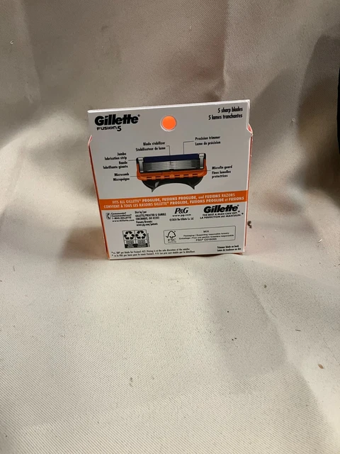 GILLETTE FUSION5 MEN Razor Blade Refills 12 Count $40.90 - PicClick AU