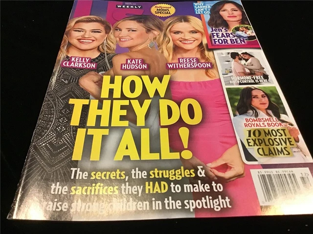 US WEEKLY MAGAZINE Aug 8, 2022 Kelly, Kate & Reese: How They Do It All ...