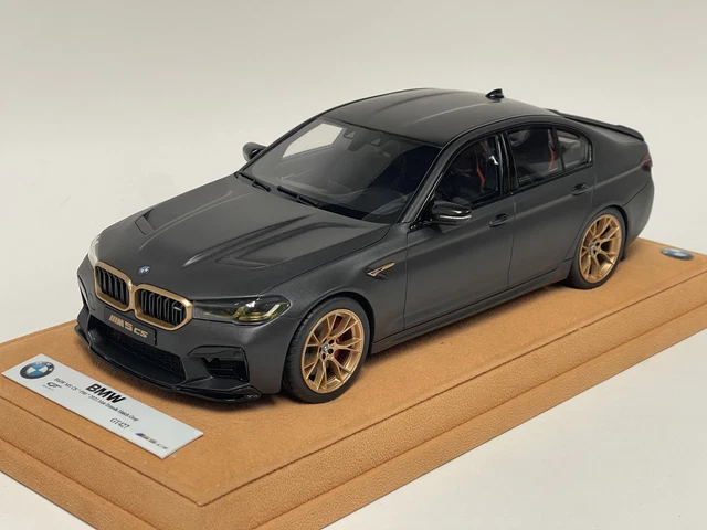 1/18 GT SPIRIT BMW M5 CS F90 Frozen Marque Éclos Métallique Gris GT893 ...