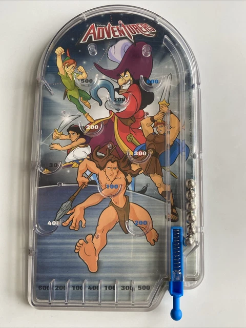 WALT DISNEY VINTAGE Pinball Bagatelle Game Collectable Peter Pan Tarzan ...