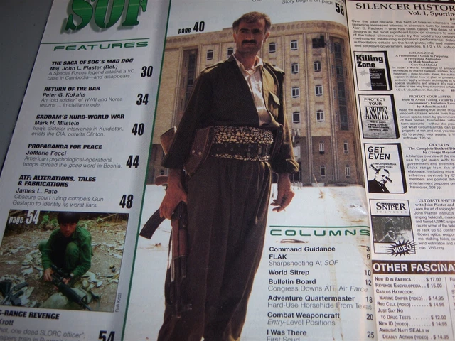 SOF SOLDIER OF Fortune Magazine January 1997 Volume 22 Number 1 £11.84 ...