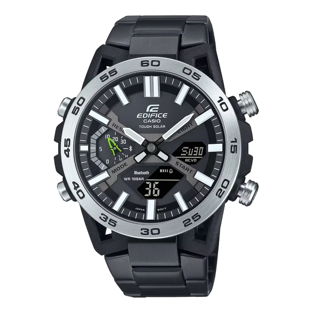 CASIO HERRENUHR EDIFICE Solar Bluetooth® Smart 10 BAR wasserdicht ECB ...