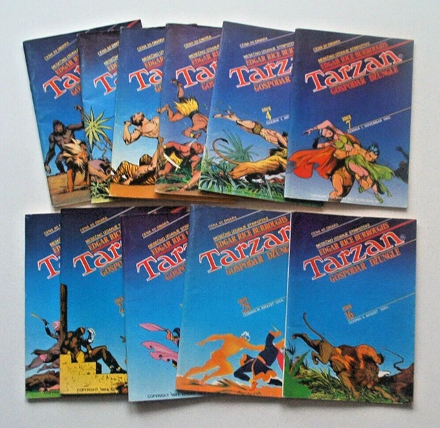 11 TARZAN STRIPOTEKE 1982-1984 Hefte aus Yugoslavia Comic Forum EUR 19,90 - PicClick DE
