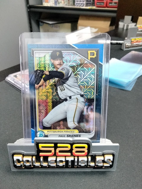 PAUL SKENES 2024 Bowman Chrome #BCP-125 Mega Box réfracteur Mojo bleu ...