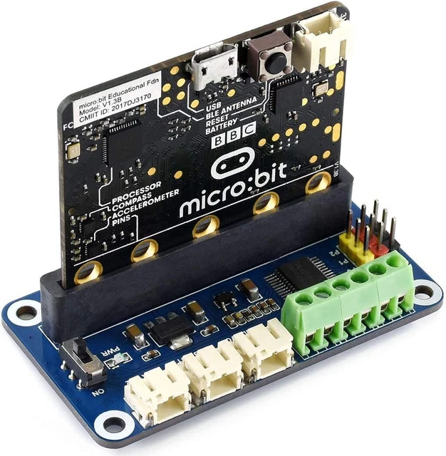 BBC MICRO:BIT MOTOR Driver Board 2x DC Motor 3x Servo Microbit Motor ...