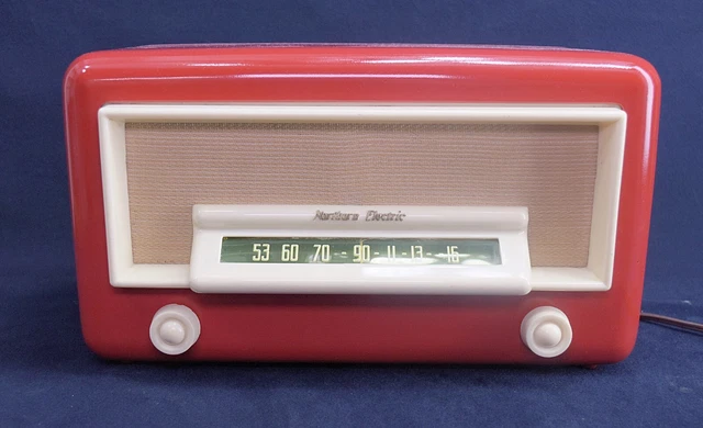 VINTAGE NORTHERN ELECTRIC Tube Radio Model 5400- Restored $99.99 ...