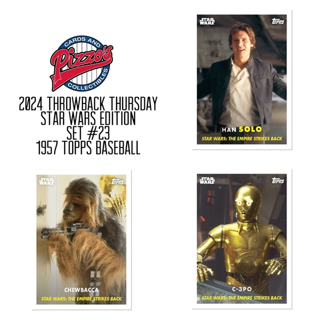 2024 THROWBACK THURSDAY Star Wars Edition Set #23 - 1957 Topps Baseball ...