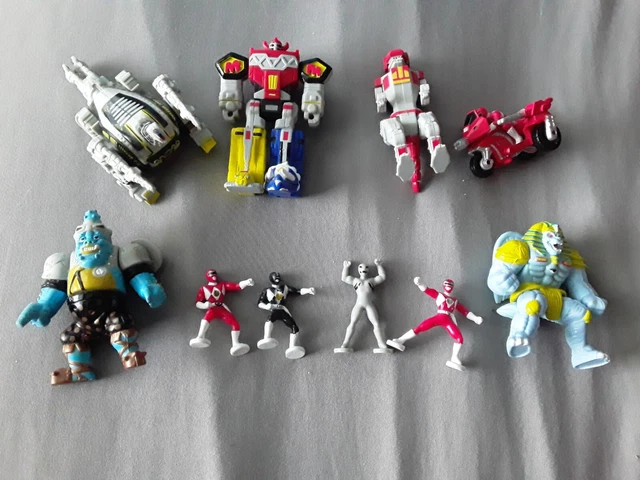 POWER RANGERS MICRO Machines Ranger Megazord Titanus, Dragonzord Lot ...