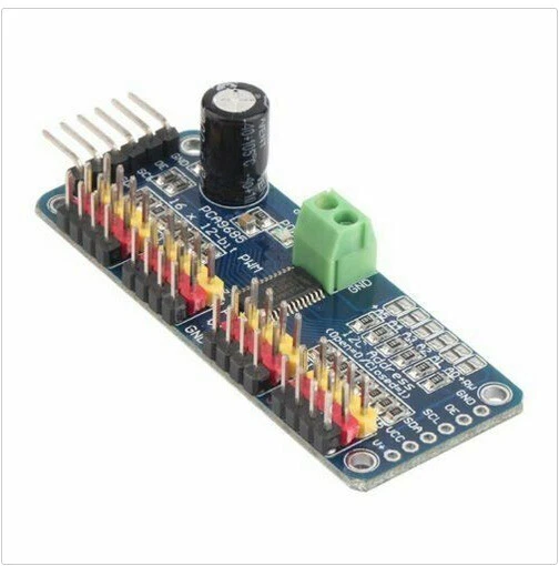 PCA9685 16-CHANNEL 12-BIT PWM Servo motor Driver I2C Module For Robot # ...