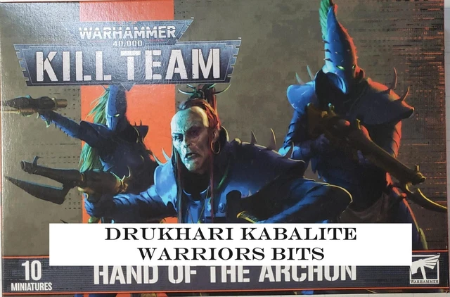 WARHAMMER 40K DRUKHARI Bits Kabalite Warriors Hand of Archon BITZ Multi ...