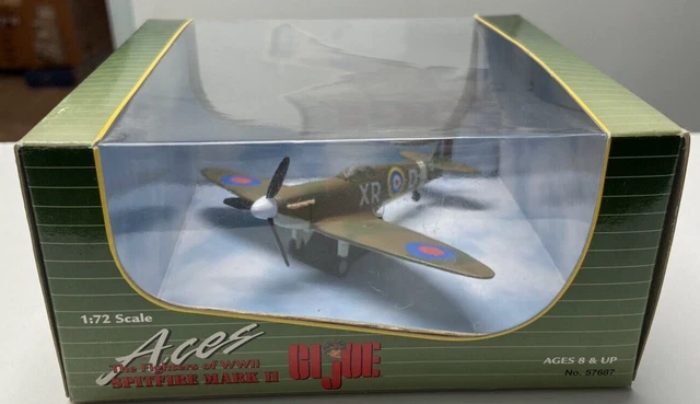 HASBRO GI JOE Aces Fighters of WW II Spitfire Mark II 1:72 EUR 8,42 ...