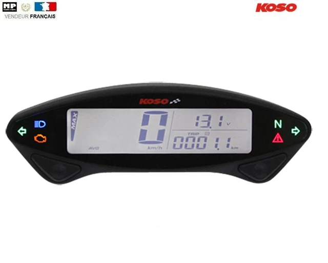 COMPTEUR DE VITESSE KOSO DB EX-02 Moto Cross Enduro Quad REF : BA048001 ...