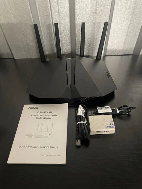 ASUS DSL-AX82U AX5400 Dual Band WiFi 6 Gaming Modem Router ( Untested ...