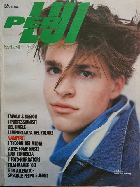 PER LUI N. 57 e relativo supplemento ed. Condè Nast Febbraio 1988, EUR ...