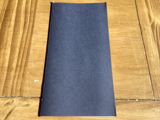 BRITISH AIRWAYS CONCORDE Last Issue Dinner Menu LHR - JFK October 2003 ...