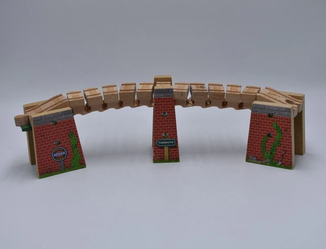 THOMAS & FRIENDS Wooden Railway Wacky Track Bridge Wobbly VGUC $24.89 ...