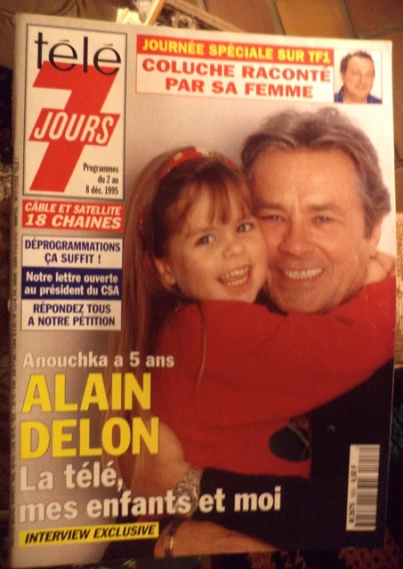 MAGAZINE &TÉLÉ 7 Jours" n° 1853 Alain DELON Coluche DALIDA Serrault Von Sydow EUR 4,50 - PicClick FR
