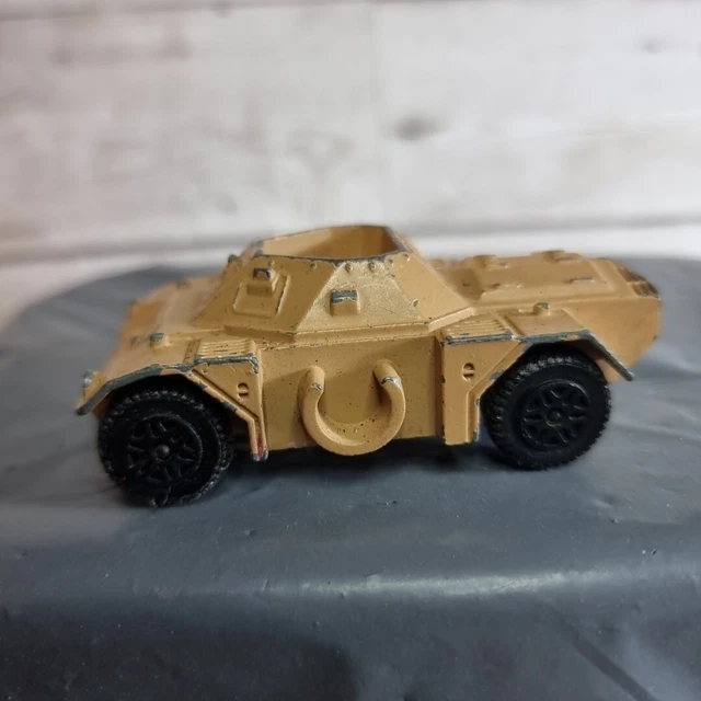 VINTAGE DINKY TOYS # 680 Daimler Ferret Armoured Car Scout Desert ...