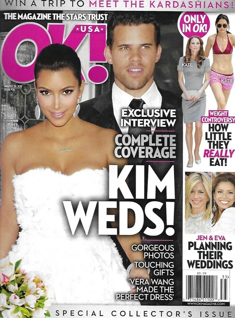 OK MAGAZINE KIM Kardashian Kris Humphries Kate Middleton Katie Holmes ...