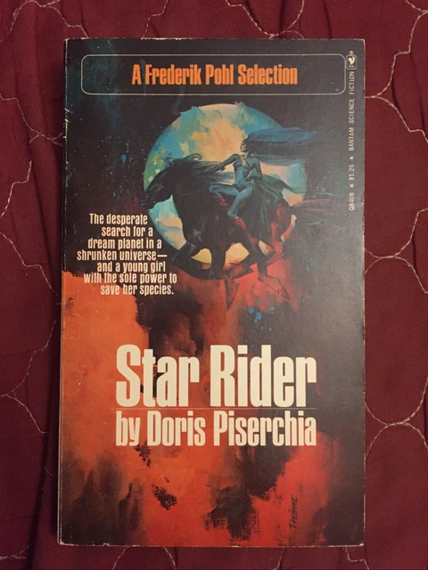 SCI-FI VINTAGE PB, Star Rider by Piserchia, Bantam C8408, Pbo 1974, VG+ ...