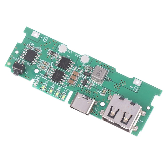 3.7V 18650 USB Boost Battery Charger Board 5V Module Power Bank Main ...