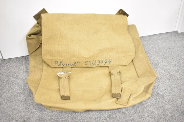 BRITISH ARMY WW2 Dated 1940 1937 Pattern Webbing Haversack £37.95 ...