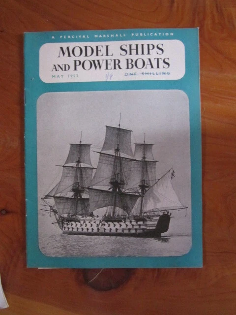 MAGAZINE MODEL SHIPS And Power Boats May 1952 Great ** Must See *** EUR ...