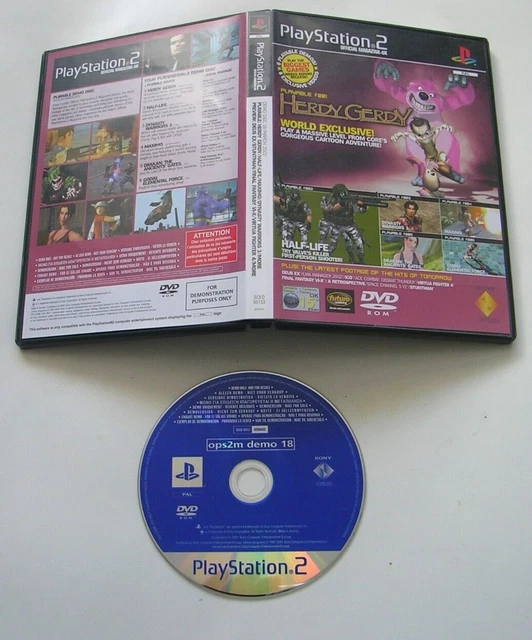 OFFICIAL UK PLAYSTATION 2 PS2 Magazine Demo Disc Issue 18 March 2002 £4 ...