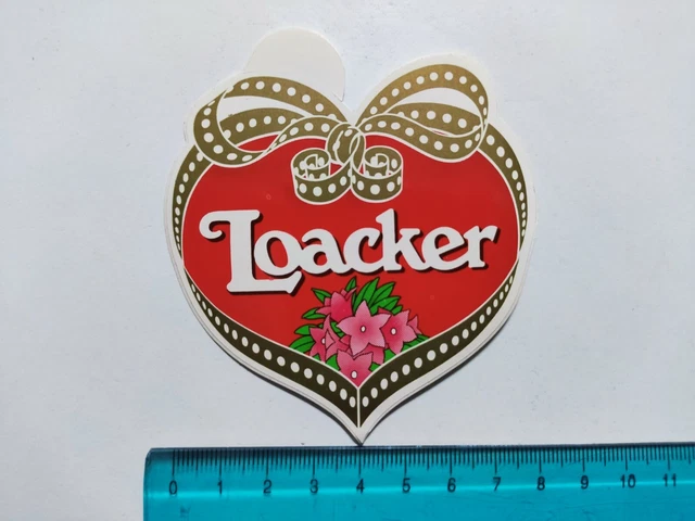 ADESIVO LOACKER WAFER STICKER AUTOCOLLANT AUFKLEBER 80s ORIGINAL EUR 7 ...