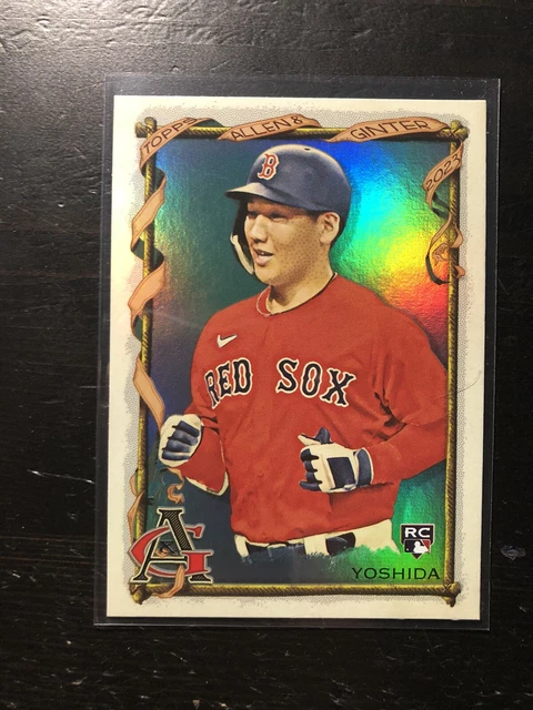 MASATAKA YOSHIDA 2023 Allen & Ginter Hot Box portrait argent RC #269 ...