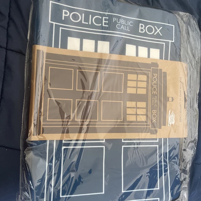 DOCTOR WHO TARDIS Laptop Case 15" Official Bbc Brand New Great Gift £25 ...