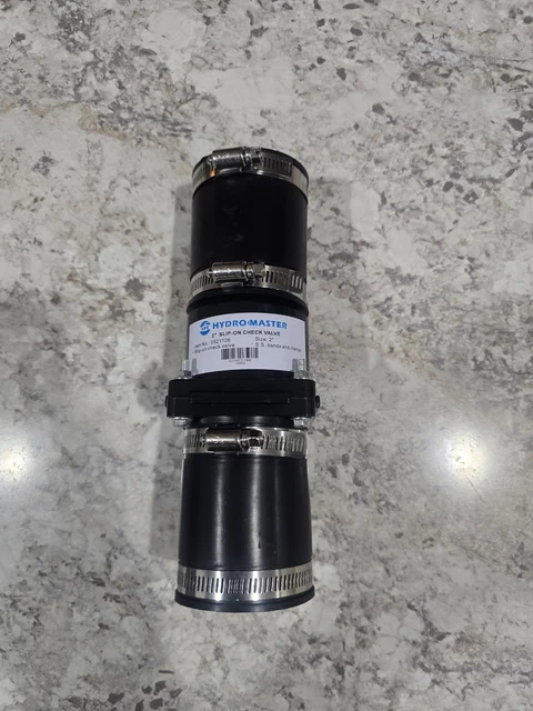 QUIET SUMP PUMP Check Valve, 2 Inch PVC Check Valve Fits 2" Schedule 40 ...