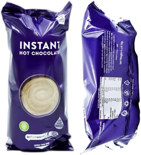 CADBURY INSTANT HOT Chocolate Bundle Of 3| 9 Cups Per Pack (27-Cups ...