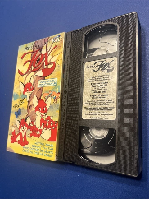 THE LITTLE FOX (VHS, 1987) Award Winning Animation Feature-New Edited ...