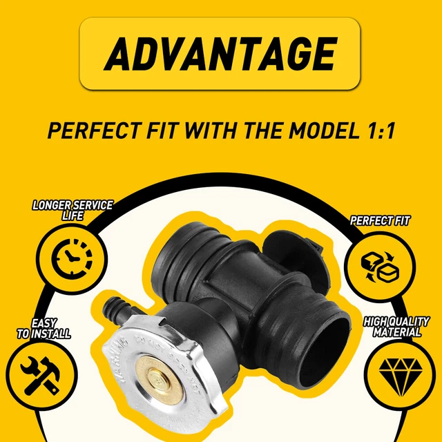 COOLANT FILLER NECK Radiator Hose +Cap For Chrysler Sebring Dodge ...