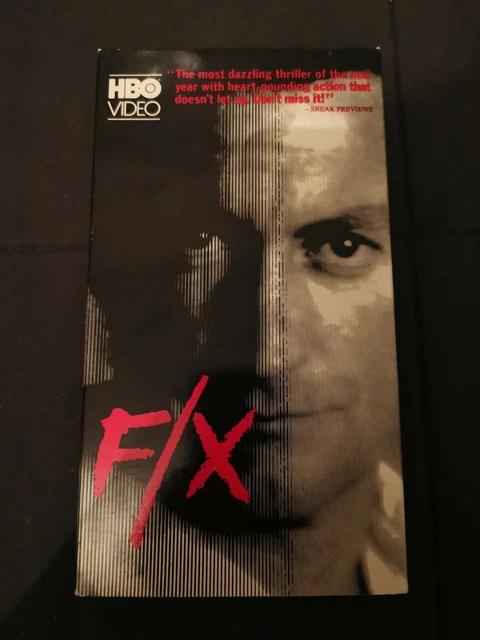 F/X (VHS, 1986) *Rare* HBO Video Horror Cult Movie $36.66 - PicClick CA