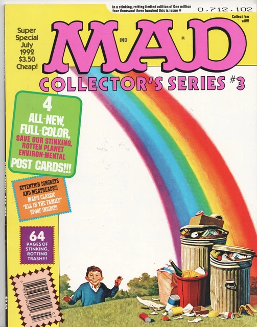 MAGAZINE MAD COLLECTOR'S SERIES #3 Super Special July 1992 £5.49 ...