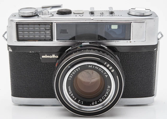 MINOLTA AL CHIYODA Kogaku Camera Compact Camera - Minolta Rokkor-Pf 1:2 ...