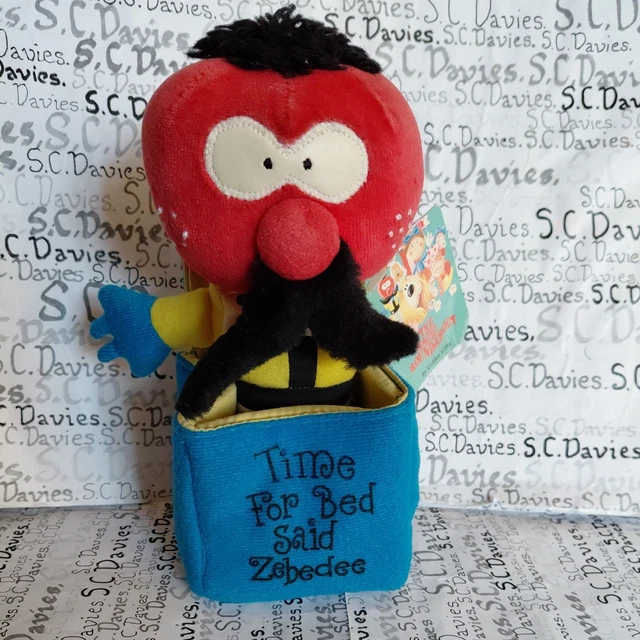 THE MAGIC ROUNDABOUT Zebedee Soft Plush Figure Toy 1993 Vintage Golden ...