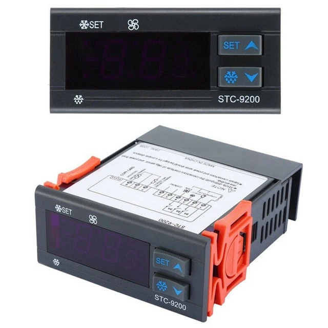 REFRIGERATION AND DEFROSTING Temperature Controller STC9200 with Alarm ...