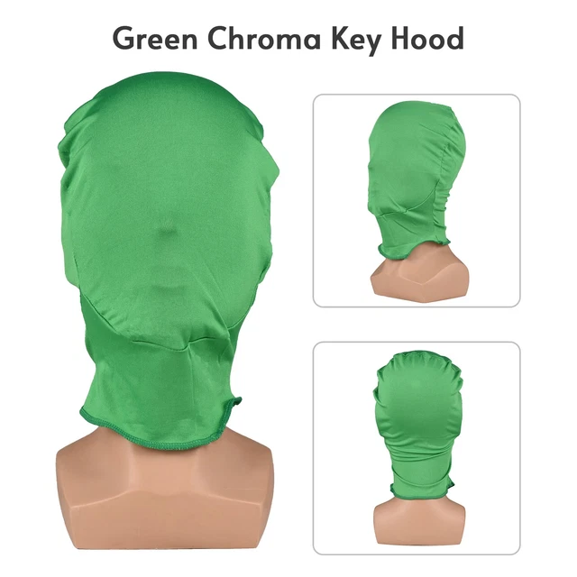 CHROMA KEY GREEN Mask for Photo & Video Green Screen Chroma Keying Hood ...
