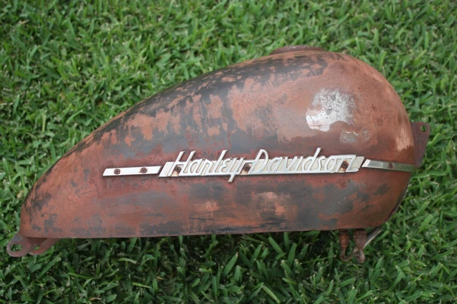 ORIGINAL VINTAGE HARLEY Davidson Motorcycle Gas Tank Fuel Tank EUR 380 ...