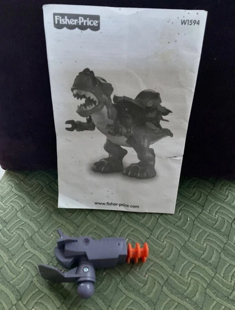 FISHER-PRICE IMAGINEXT 2011 Mega T-Rex Motorised Dinosaur Weapon ...