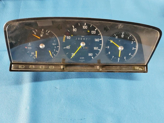 MERCEDES BENZ S123 W123 Kombiinstrument Tacho Tachometer 1235425801 ...