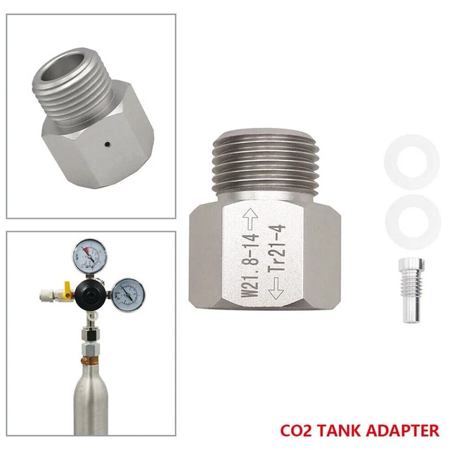 ROBUSTER ZYLINDER ADAPTER aus Aluminium f??r Sodastream Carbonator ...