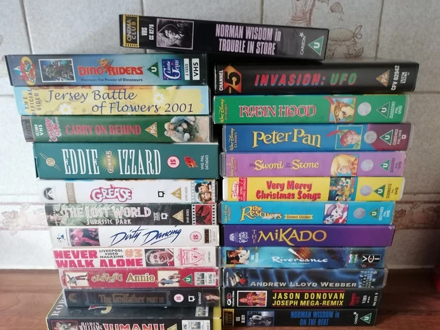 VHS VIDEO BUNDLE £12.99 - PicClick UK